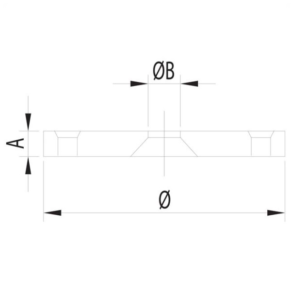 Anchorage and base for anchorage