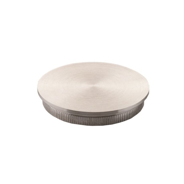 Solid flat end cap
